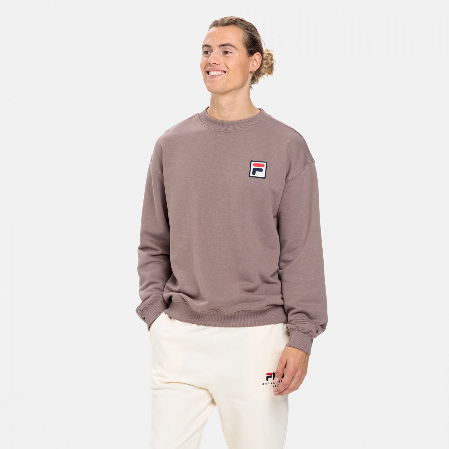 Fila BROBY CREW NECK taupe - taupe | FILA Official