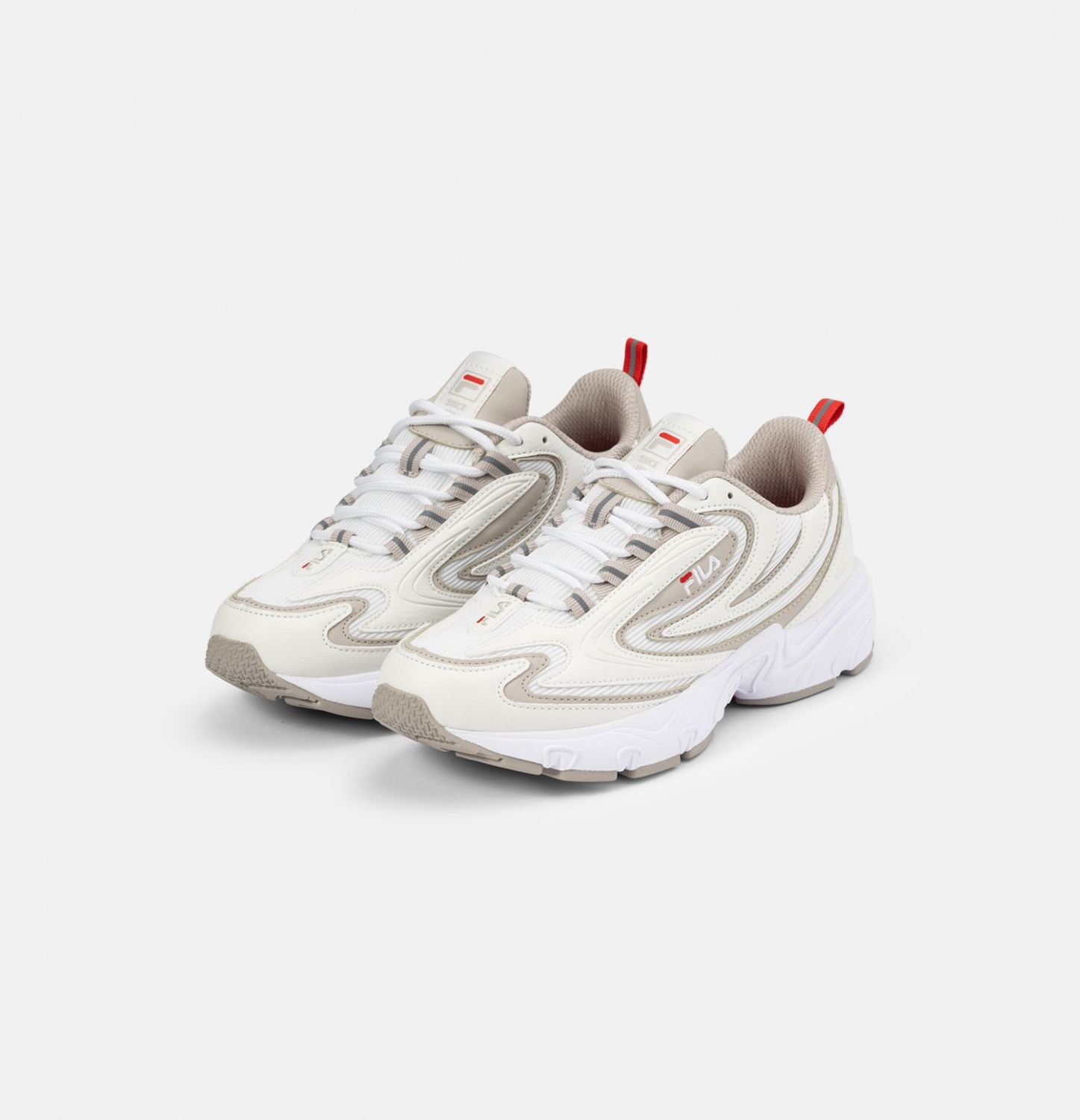 Fila ACTIX Wmn white-chateau gray - beige brown | FILA Official